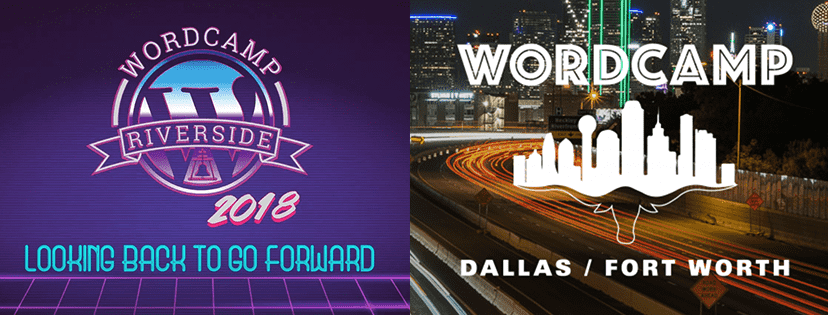 Sponsoring WordCamp Riverside and WordCamp Dallas-Fort Worth 2018